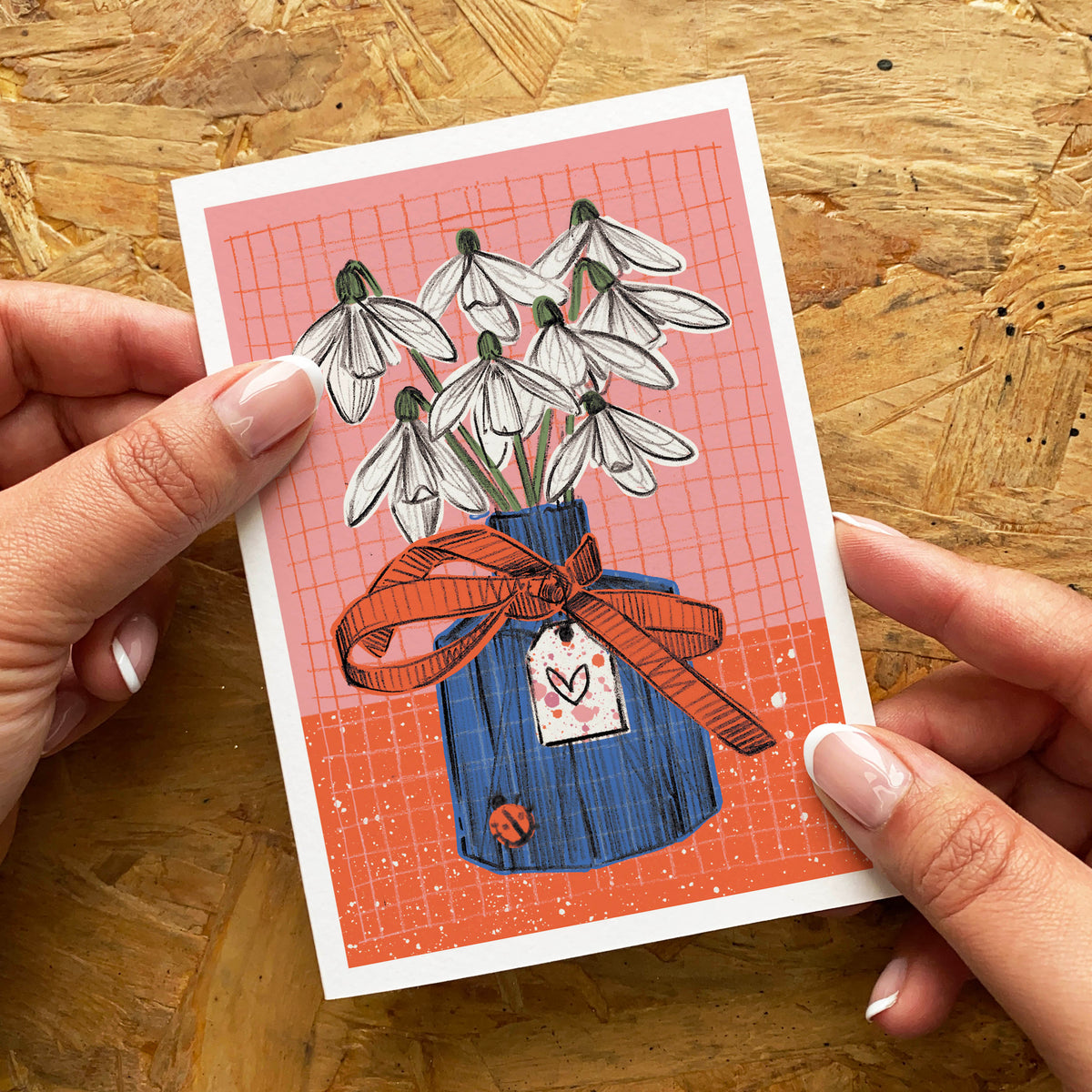 Snowdrop Card – aimeemacillustration