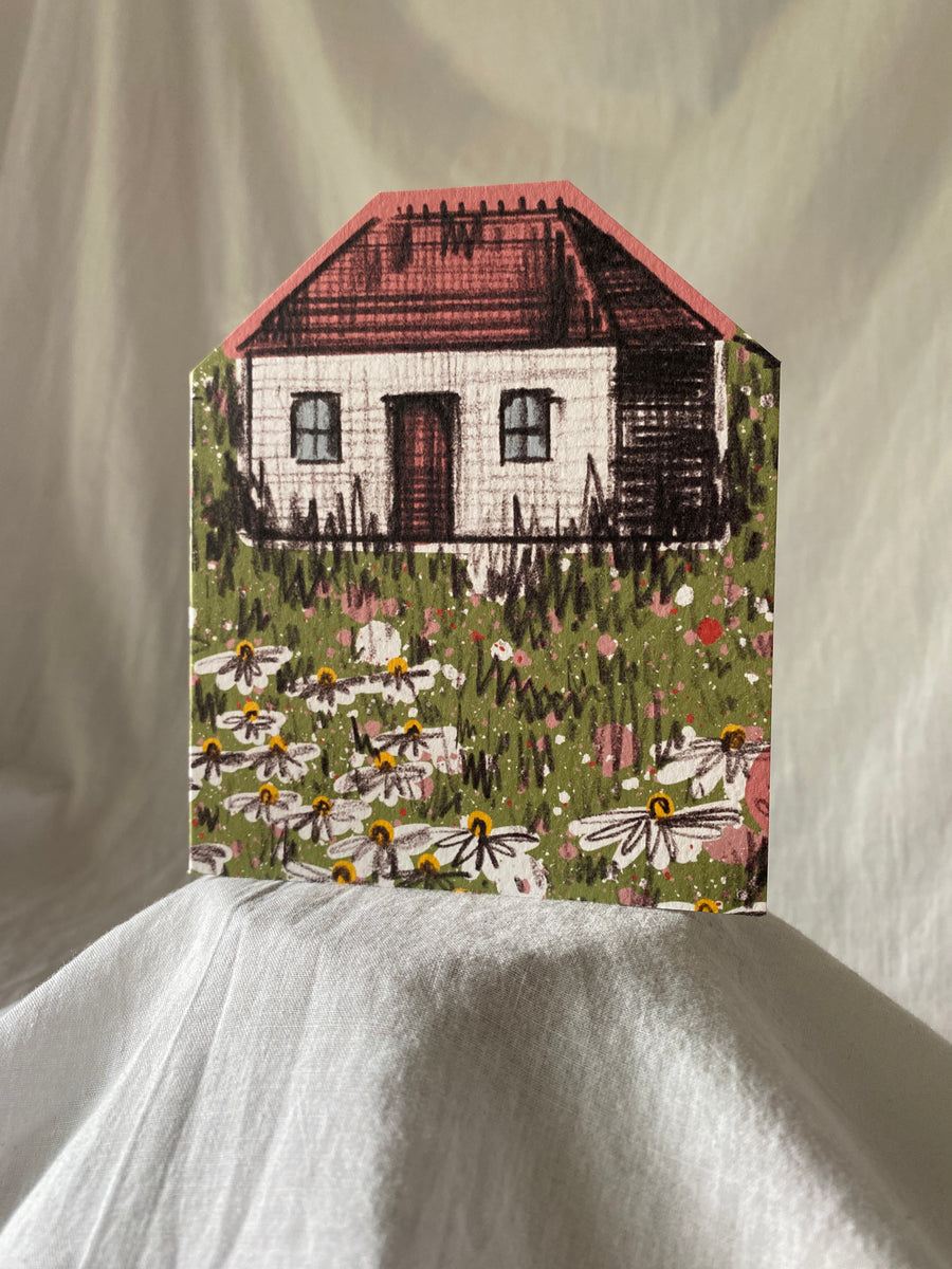 Lovely New Home House Shaped Card – aimeemacillustration