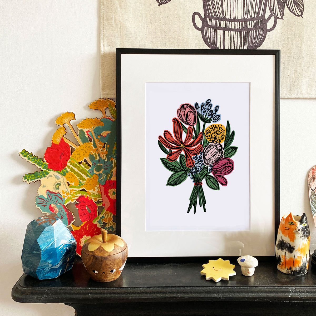 Posy #2 Print – aimeemacillustration