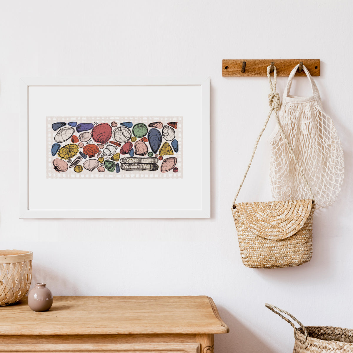 Beach Treasure Print - A3 – aimeemacillustration